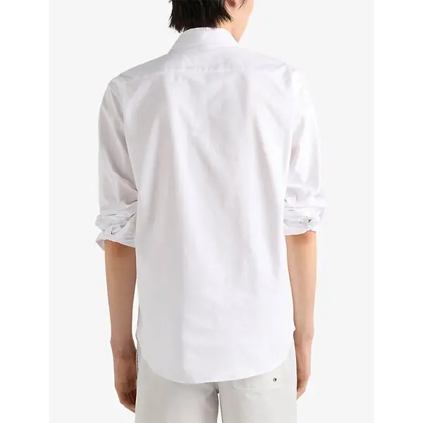 Prada Minimalist-logo Classic Cotton Shirt