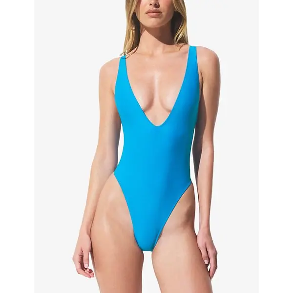 SKIMS Signature Swim Plunge One-piece