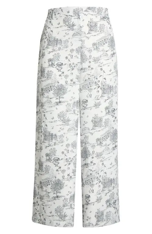 SUGARLIPS Renzo Toile Mulvane Wide Leg Pants