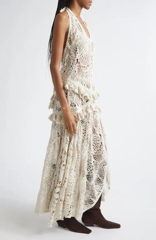 SIEDRES Elvira Lace Halter Cover-up Dress
