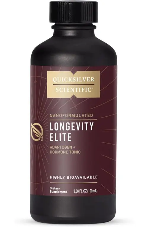QUICKSILVER SCIENTIFIC Longevity Elite Liposomal Adaptogen And Pregnenolone Tonic - None