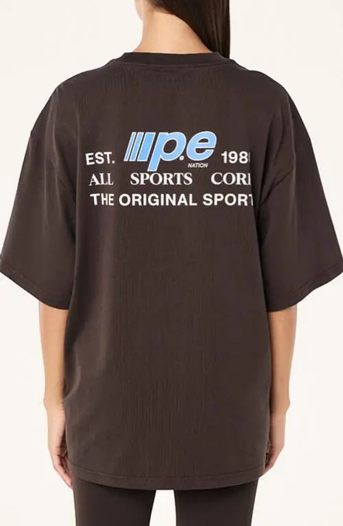 P.E Nation Glide Oversize Organic Cotton T-shirt