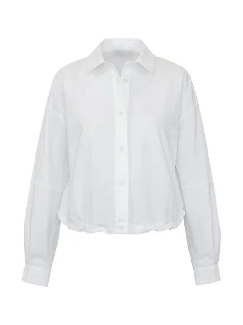 CALLAS MILANO Lille Blouson Hem Shirt - White
