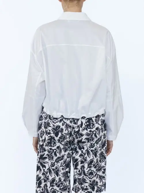 CALLAS MILANO Lille Blouson Hem Shirt - White