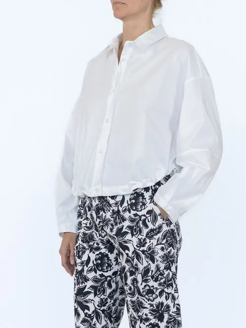 CALLAS MILANO Lille Blouson Hem Shirt - White