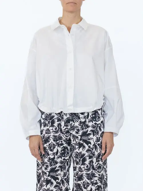 CALLAS MILANO Lille Blouson Hem Shirt - White