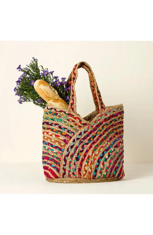UNCOMMON GOODS Repurposed Sari Tote Bag