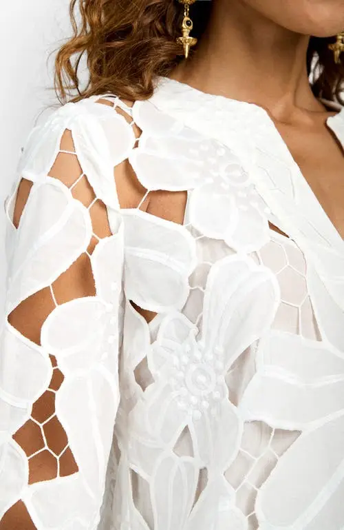 Trina Turk Mangrove Dress - Whitewash