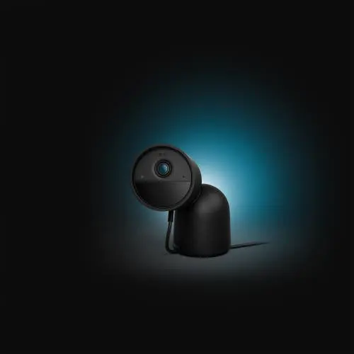 PHILIPS HUE Secure Wired Security Camera With Desktop Stand - Black