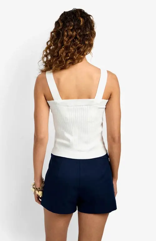 Trina Turk Breakpoint Cami - Whitewash