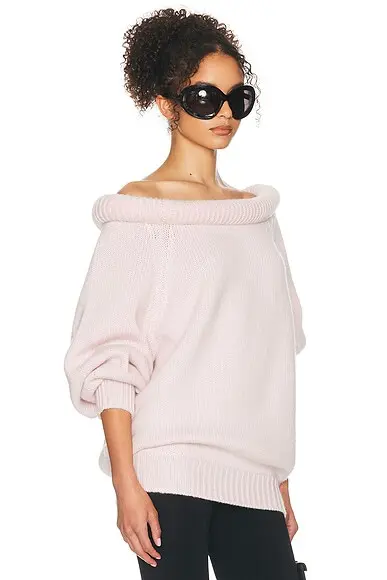 HELSA Cressidia Off Shoulder Sweater