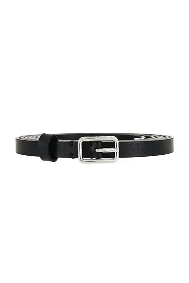 Givenchy Double Buckle Skinny Belt