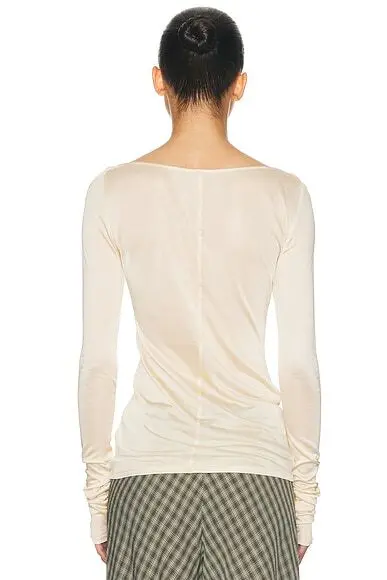 HELSA Slinky Jersey Off The Shoulder Top