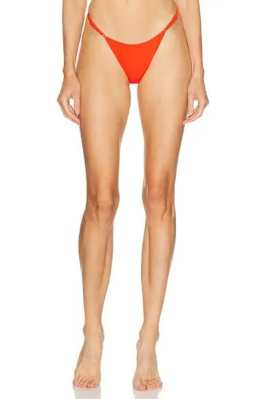 TROPIC OF C Luna Bikini Bottom - Tomato