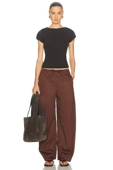 Citizens Of Humanity Baby Waffle Tee - Chocolate