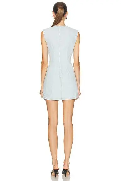AGOLDE Barton Dress In Denim