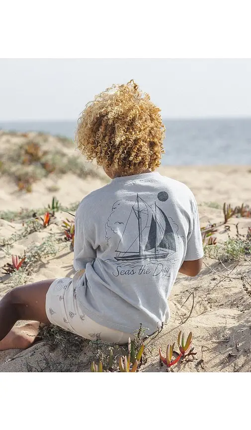 RYLEE + CRU Printed Boardshorts With Drawstring Waist