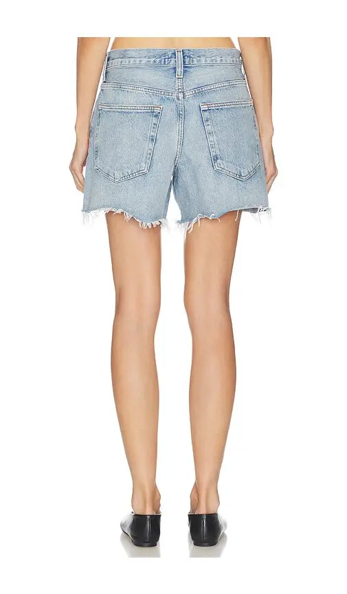 AGOLDE Nye Relaxed Denim Shorts - Blue