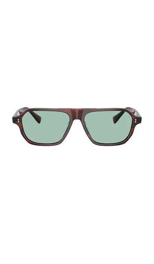 Oliver Spencer Remment Irregular Sunglasses - Brown