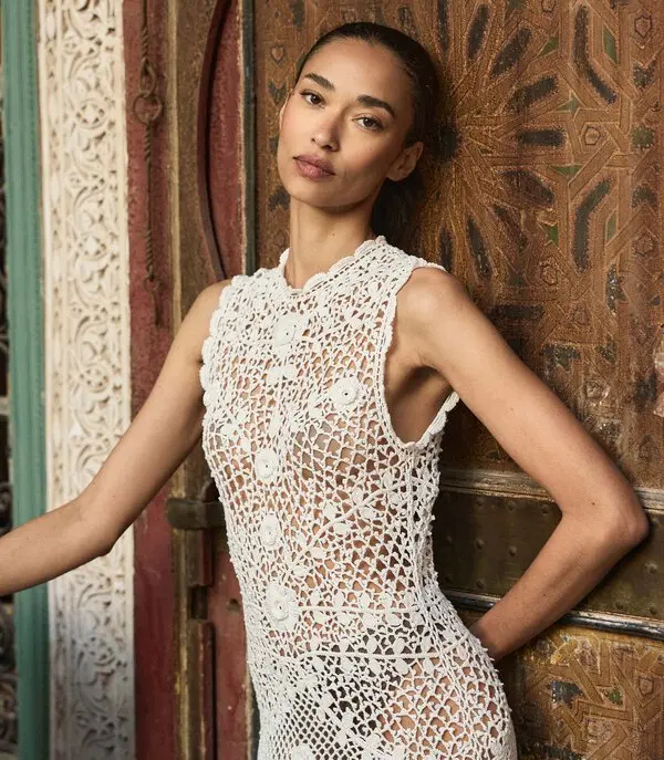 DÔEN Heirloom Evangeline Crochet Dress