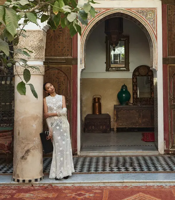 DÔEN Heirloom Evangeline Crochet Dress
