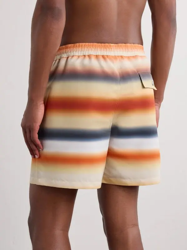 Loewe Striped Swim Shorts - Orange