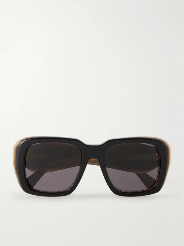 Loewe Signature Square Acetate Sunglasses - Black