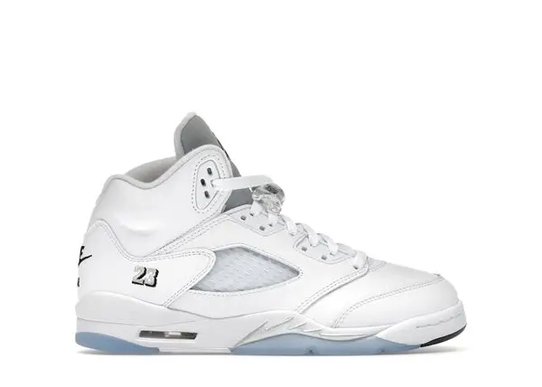 JORDAN 5 Retro Metallic - White/metallic Silver/black
