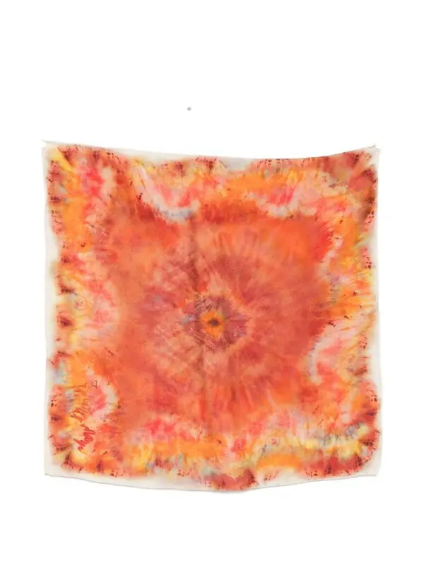Zimmermann Printed Silk Foulard - Red