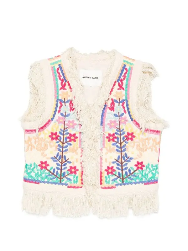 Antik Batik Rainbow Vest - Multi