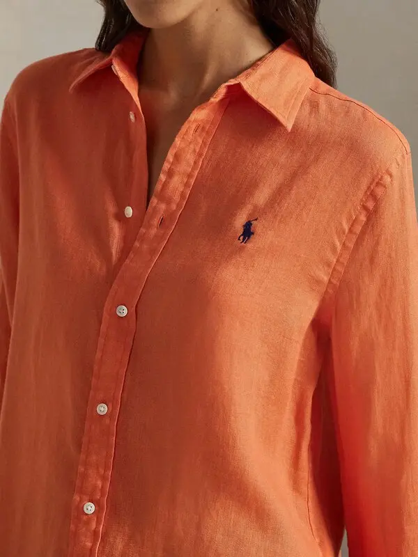 Polo Ralph Lauren Shirt With Logo - Orange