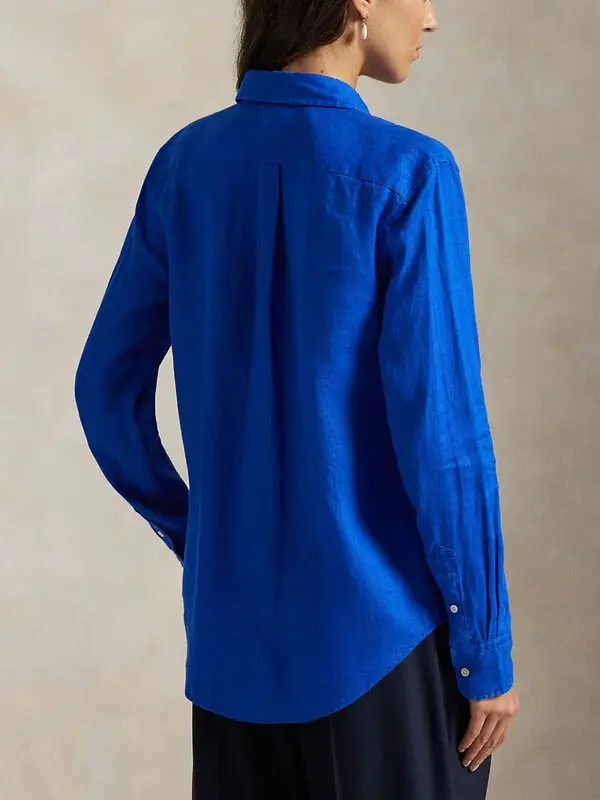 Polo Ralph Lauren Long Sleeve Logo Shirt - Blue