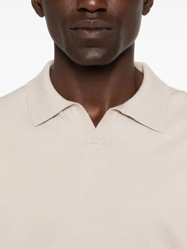 ROY ROGER'S Cotton Polo Shirt - Grey