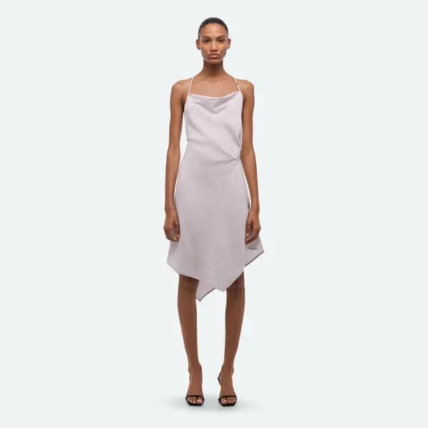 Helmut Lang Knot Slip Dress - Ice