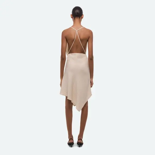 Helmut Lang Knot Slip Dress - Ivory