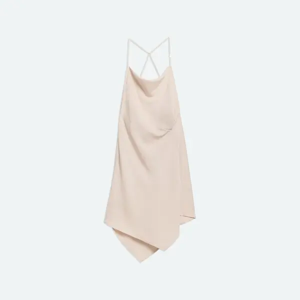 Helmut Lang Knot Slip Dress - Ivory