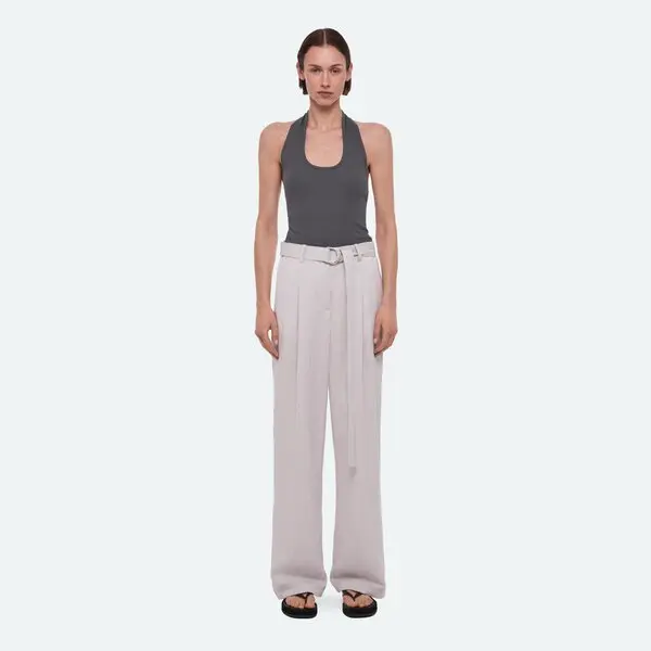 Helmut Lang Relaxed Pleated Trousers - Ice