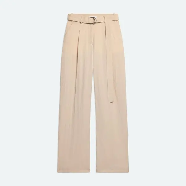 Helmut Lang Relaxed Pleated Trousers - Ivory