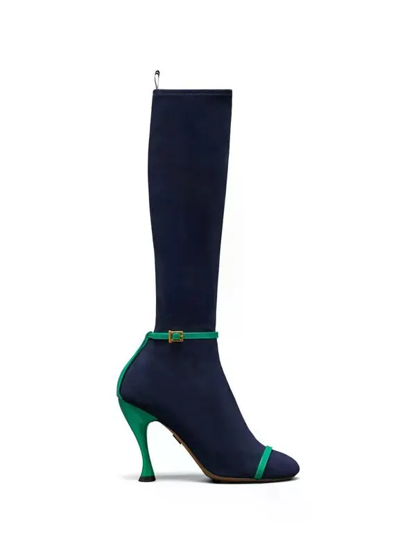 Thom Browne Suede Trompe L'oeil 4-bar Sandal Boots