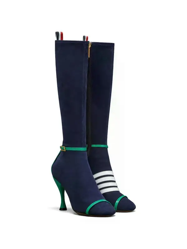 Thom Browne Suede Trompe L'oeil 4-bar Sandal Boots