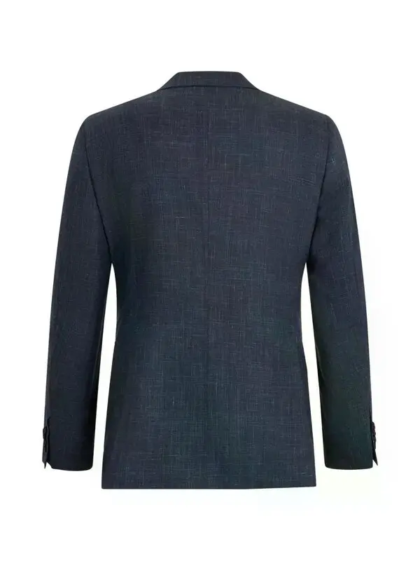 Canali Buttoned Single-breasted Suit - Blue