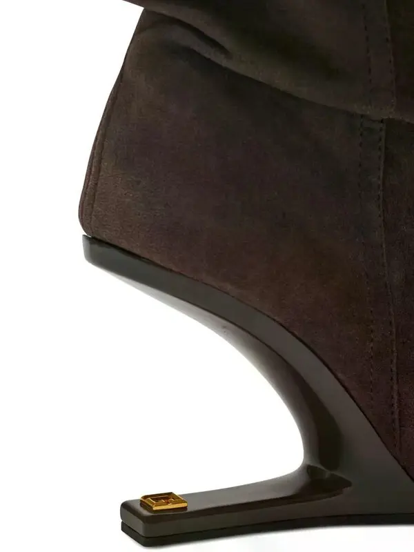 Balmain Suede Ankle Boots