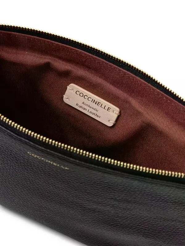 COCCINELLE Large Alias Leather Clutch