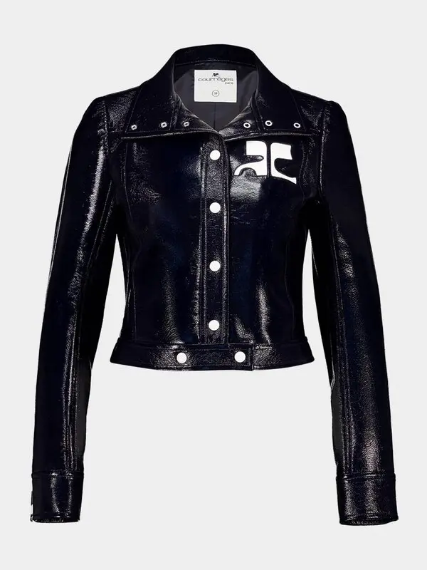 COURREGES Reedition Vinyl Jacket - Blue