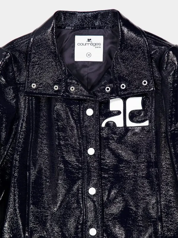 COURREGES Reedition Vinyl Jacket - Blue