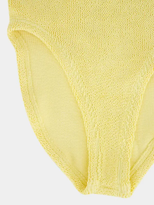 Hunza G Butter Adriana Beaded Swimsuit - Yellow