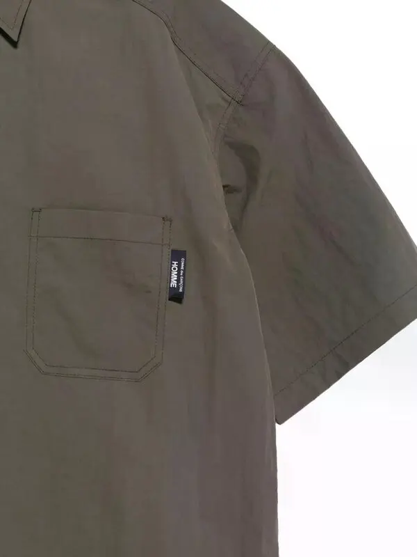 Comme Des Garçons Logo-patch Short-sleeve Shirt