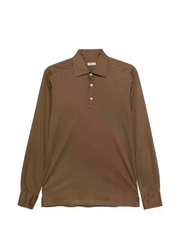 Kiton Positano Long-sleeve Polo Shirt