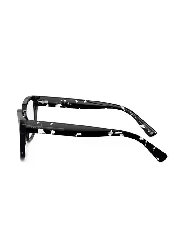 Prada Havana Transparent Eyeglasses
