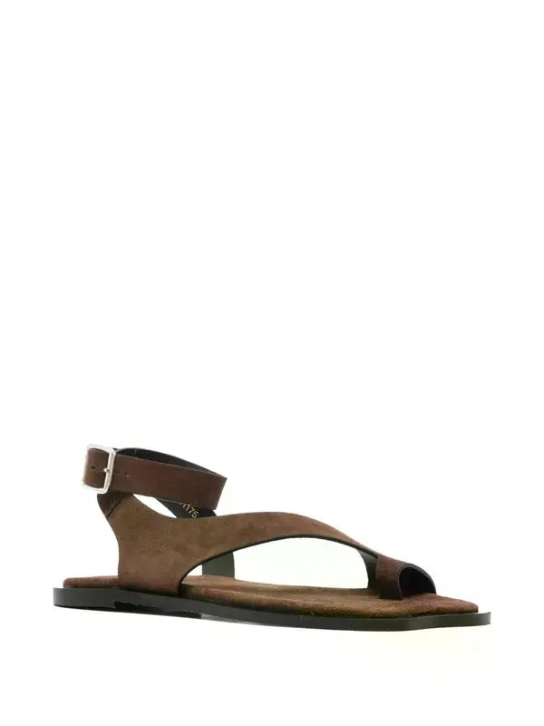 ALOHAS Buckle-fastening Asymmetric Sandals